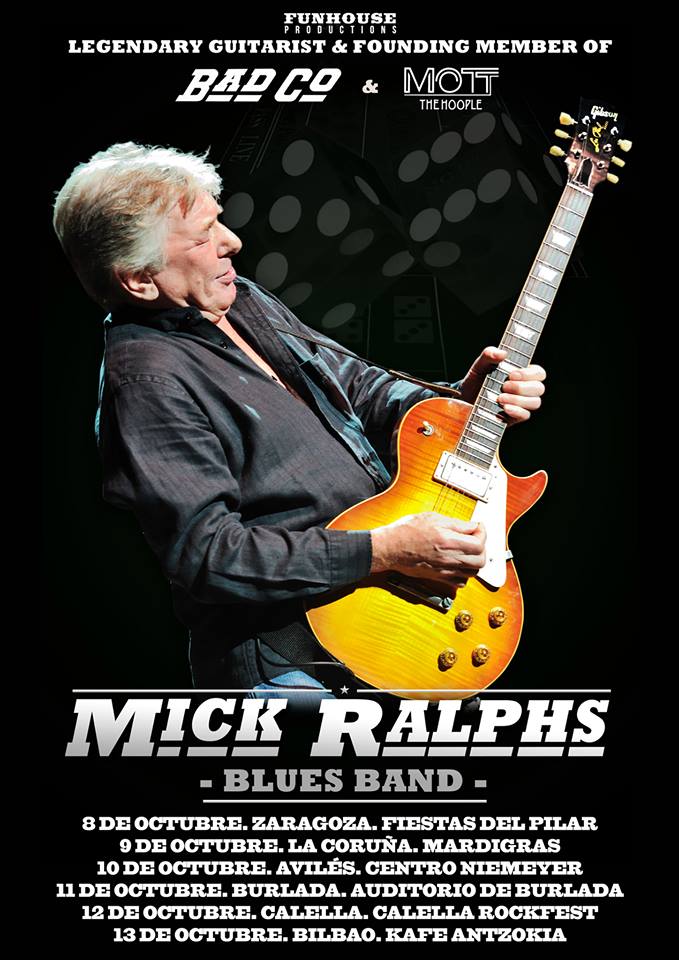 Mick Ralphs Blues Band, gira española 2013 - Dirty Rock Magazine