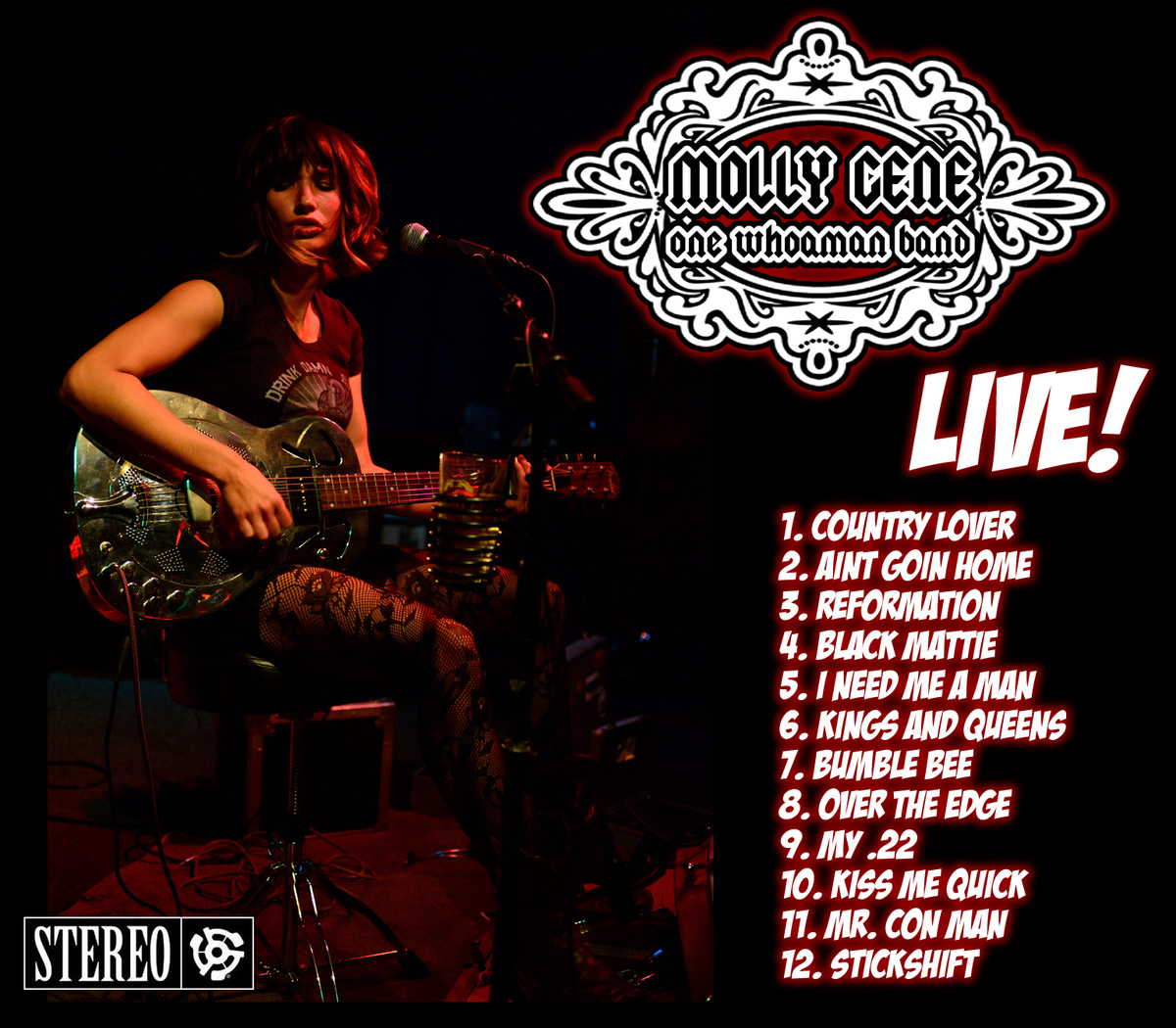 Molly Gene One Whoaman Band "Live", nuevo disco en directo - Dirty Rock ...