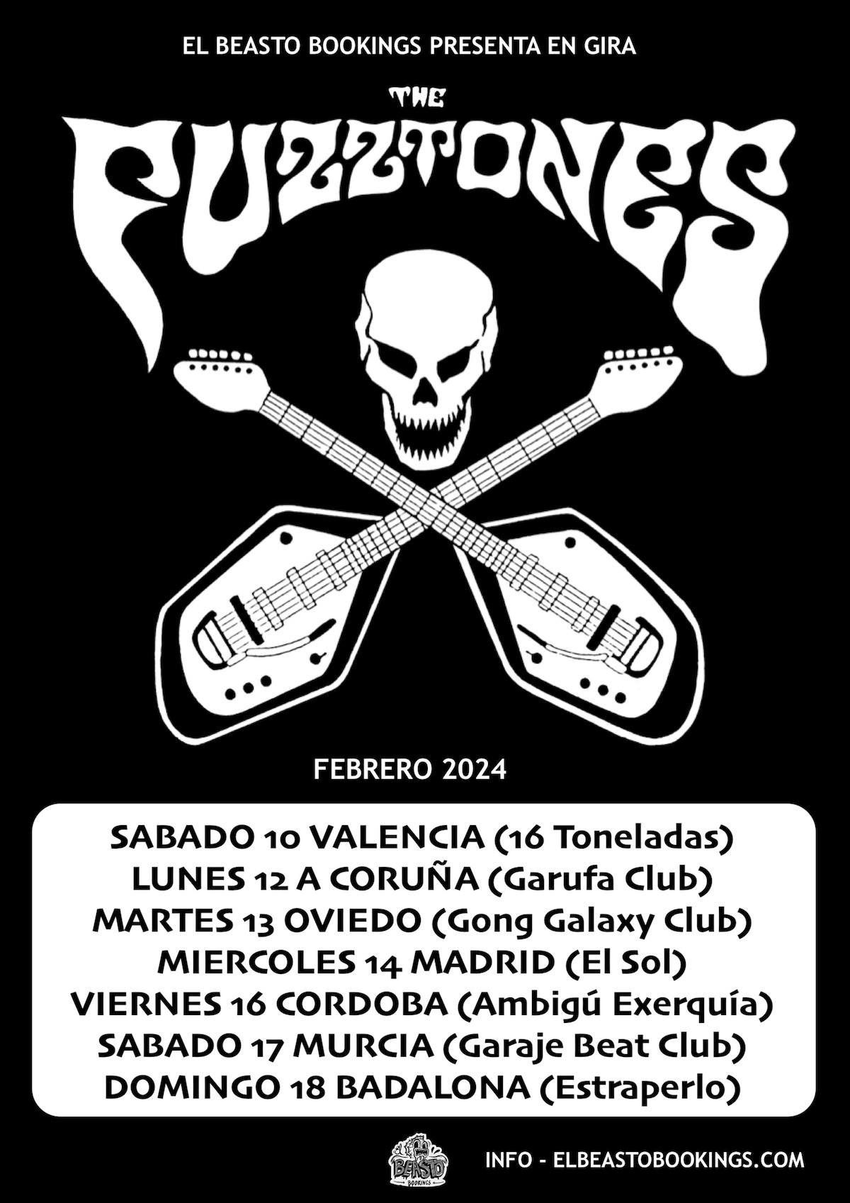The Fuzztones gira en Febrero - Dirty Rock Magazine