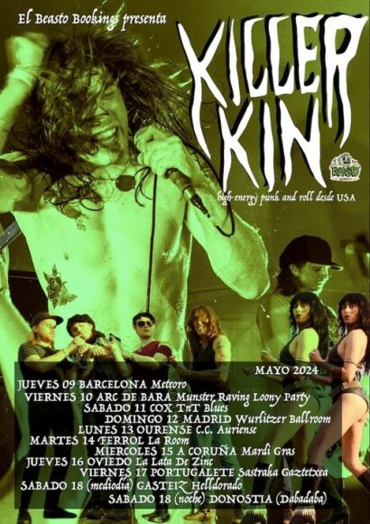 Killer Kin anuncian gira en Mayo - Dirty Rock Magazine
