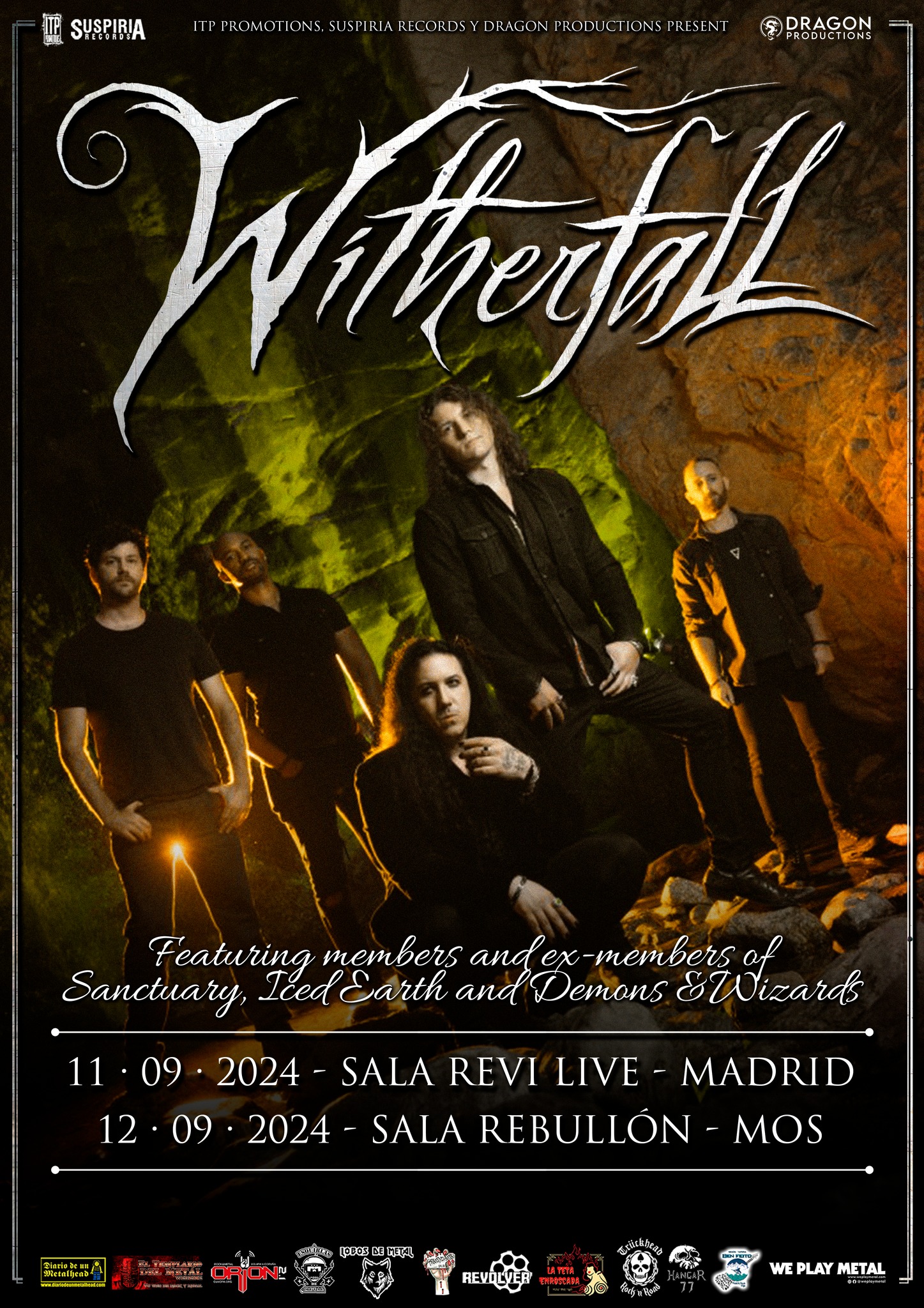Witherfall por primera vez en nuestros escenarios - Dirty Rock Magazine