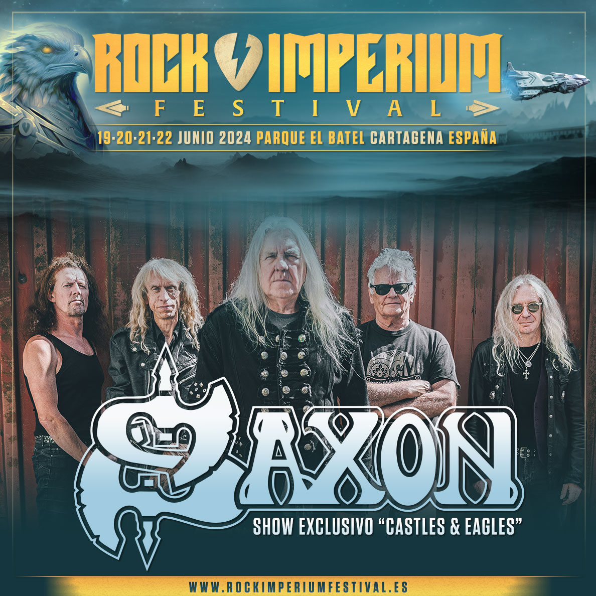 Saxon encabeza junto con Accept y Emperor el triunvirato estelar de la noche del viernes en el ...