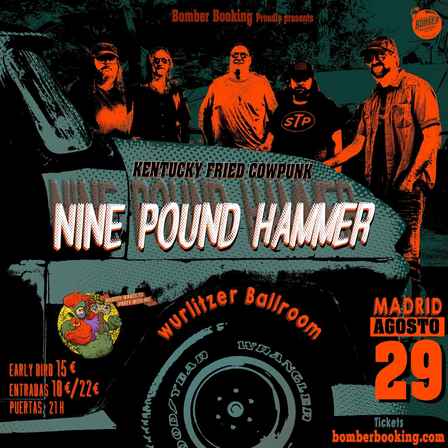Nine Pound Hammer en Madrid - Dirty Rock Magazine