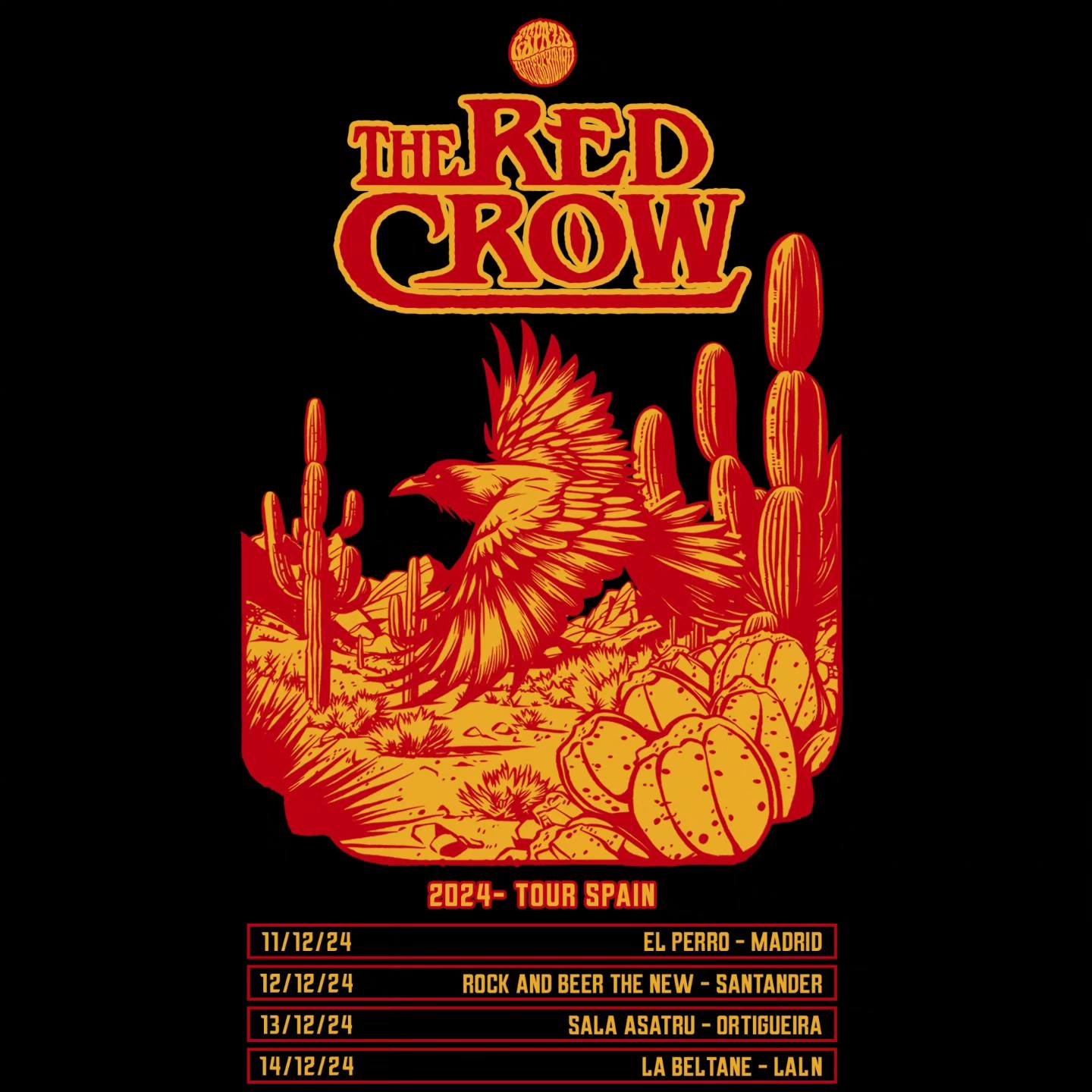 The Red Crow nos visitan en Diciembre - Dirty Rock Magazine