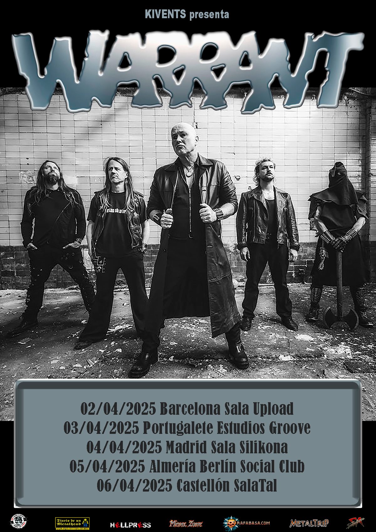 Warrant desde Alemania nos visitan en Abril - Dirty Rock Magazine