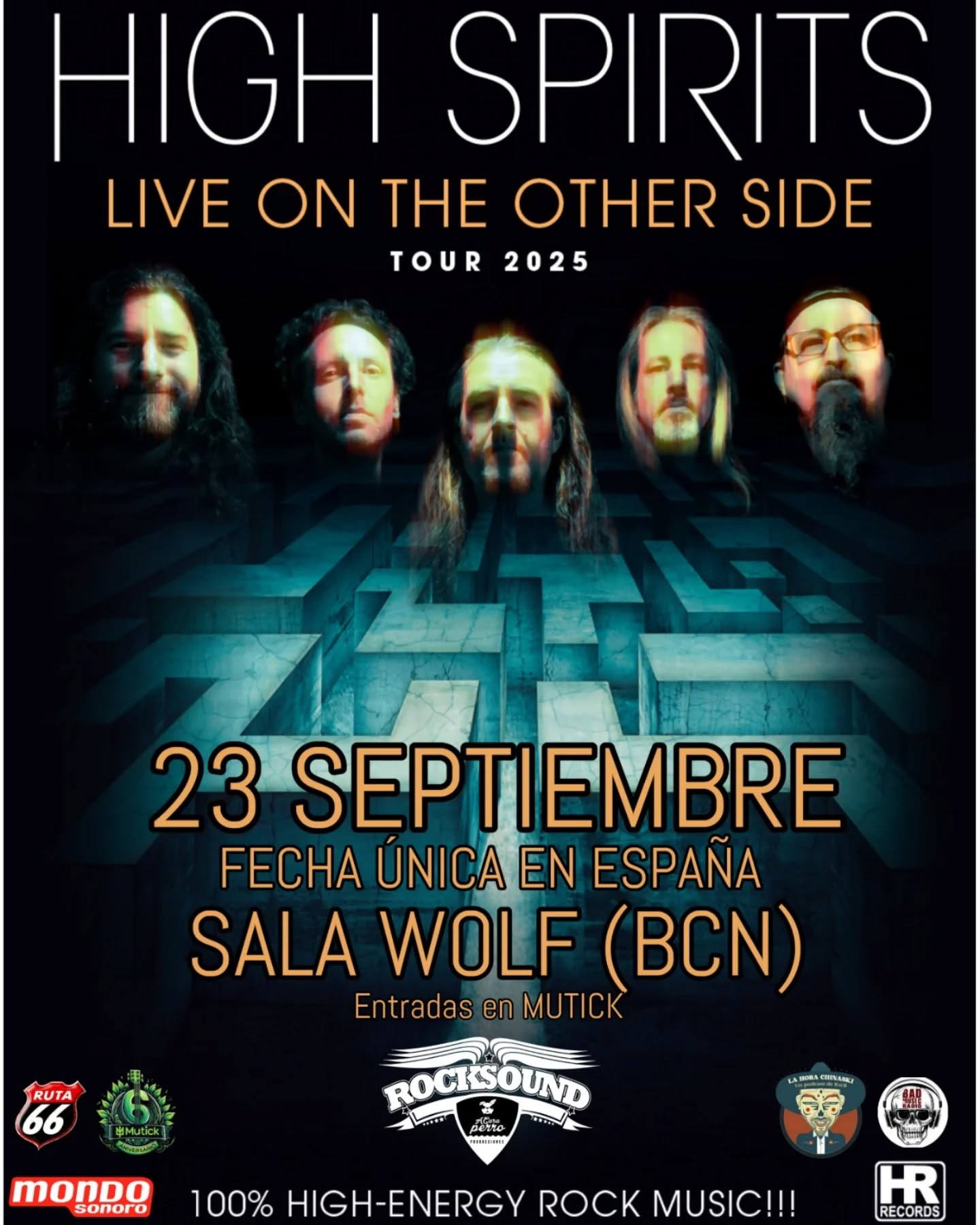 High Spirits única fecha en Barcelona - Dirty Rock Magazine