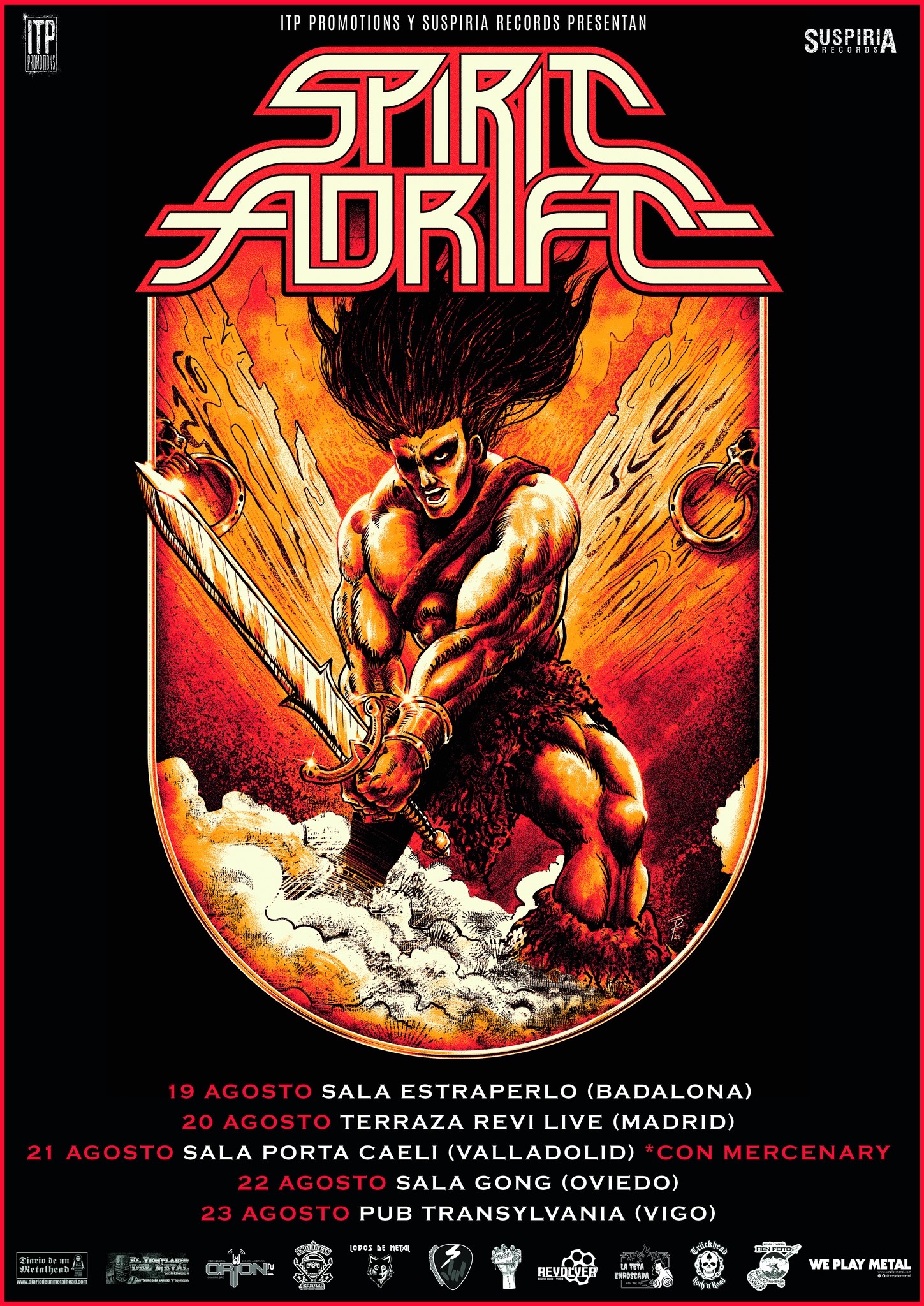 Spirit Adrift nos visitan en Agosto - Dirty Rock Magazine