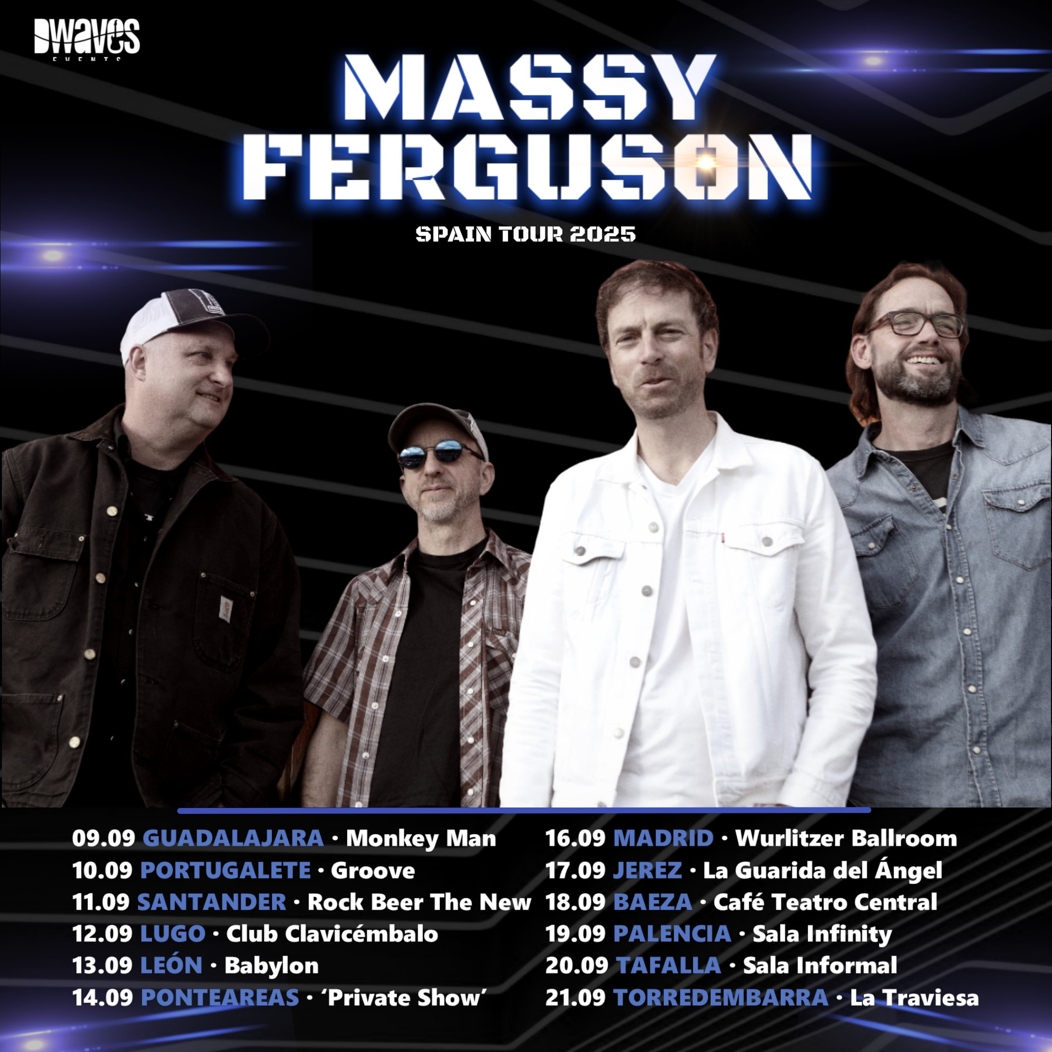 Massy Ferguson nos visitan en Septiembre - Dirty Rock Magazine