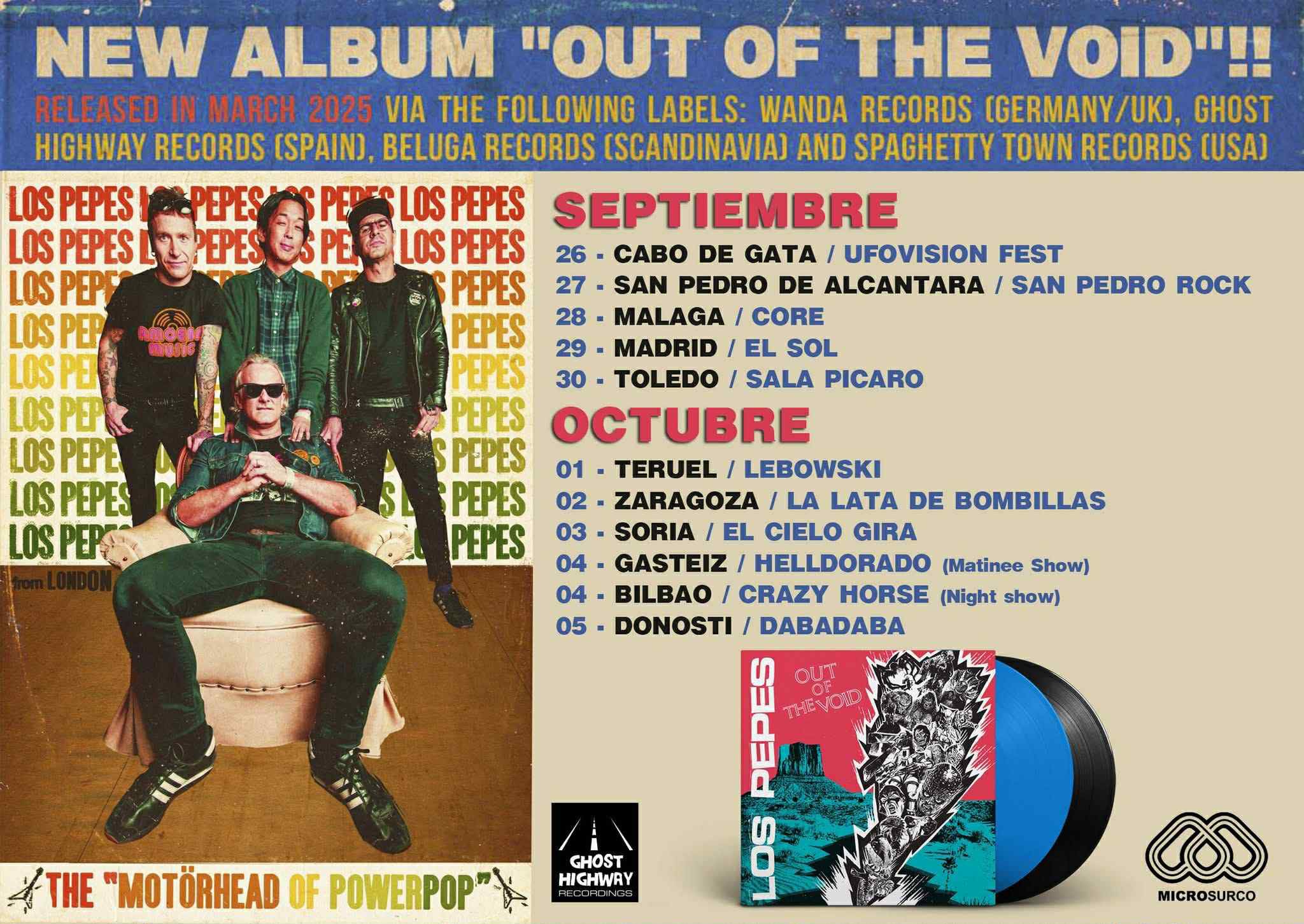 Los Pepes inminente gira "Live In Spain" - Dirty Rock Magazine