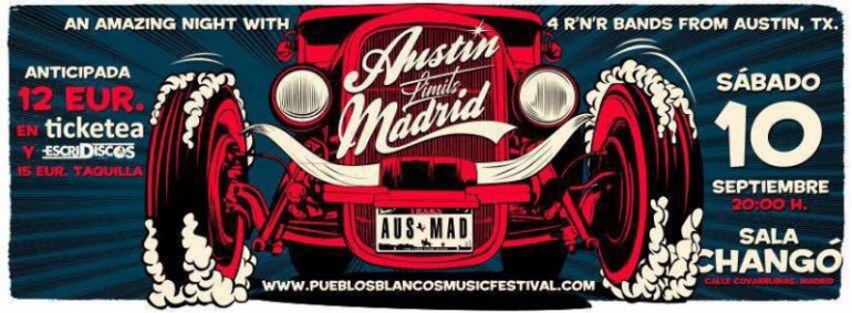 Austin Limits Madrid con Joe King Carrasco, Jake Levinson Band, Moxxy y ...
