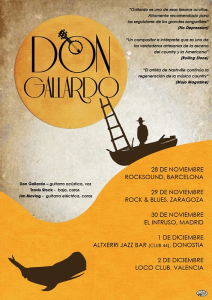 Gira española de Don Gallardo en noviembre - Dirty Rock Magazine