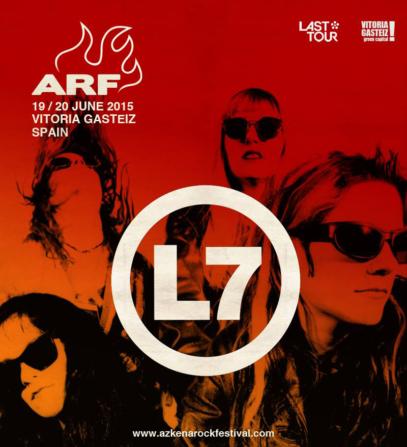 L7, banda pionera del Grunge femenino al Azkena Rock Festival y ...
