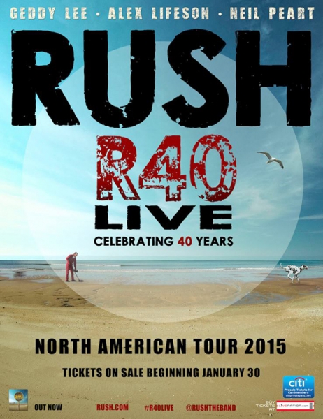RUSH publicará un DVD con varios de sus conciertos en su 40 aniversario ...