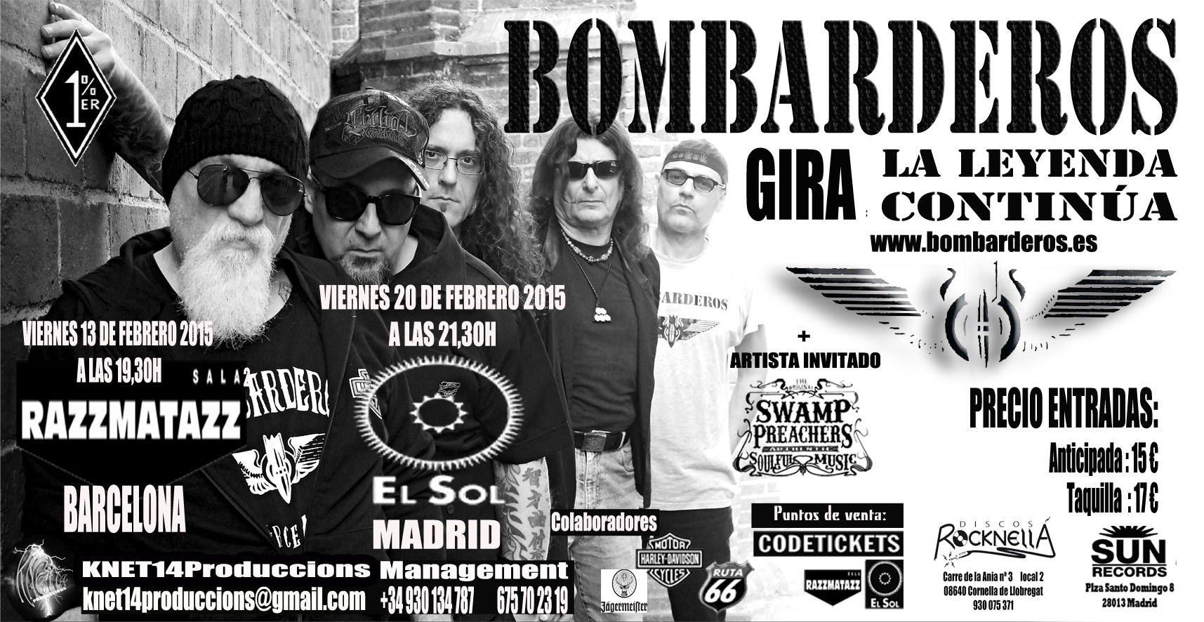 Bombarderos los centuriones del rock and roll regresan a los escenarios ...